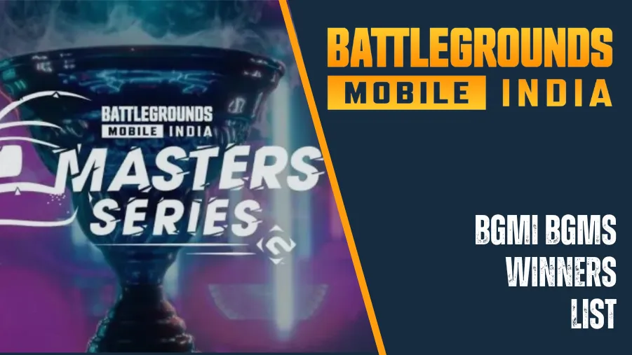 BGMI BGMS Winners List: All Champions & Season Results